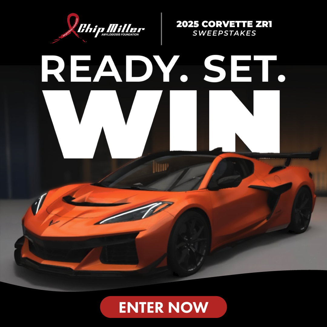 ZR1 Sweepstakes — 50% More Tickets | Chip Miller Amyloidosis Foundation